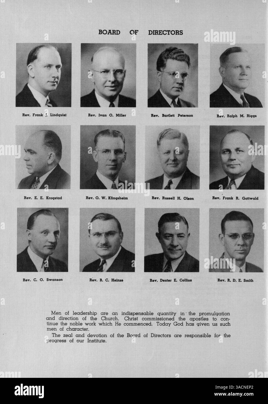 The 1944 yearbook from North Central Bible Institute highlights ...