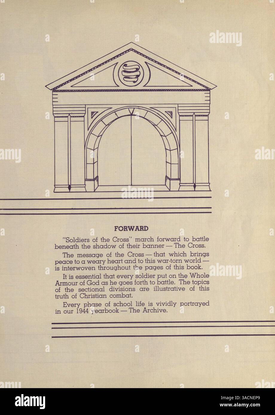 This 1944 yearbook from North Central Bible Institute provides a record ...