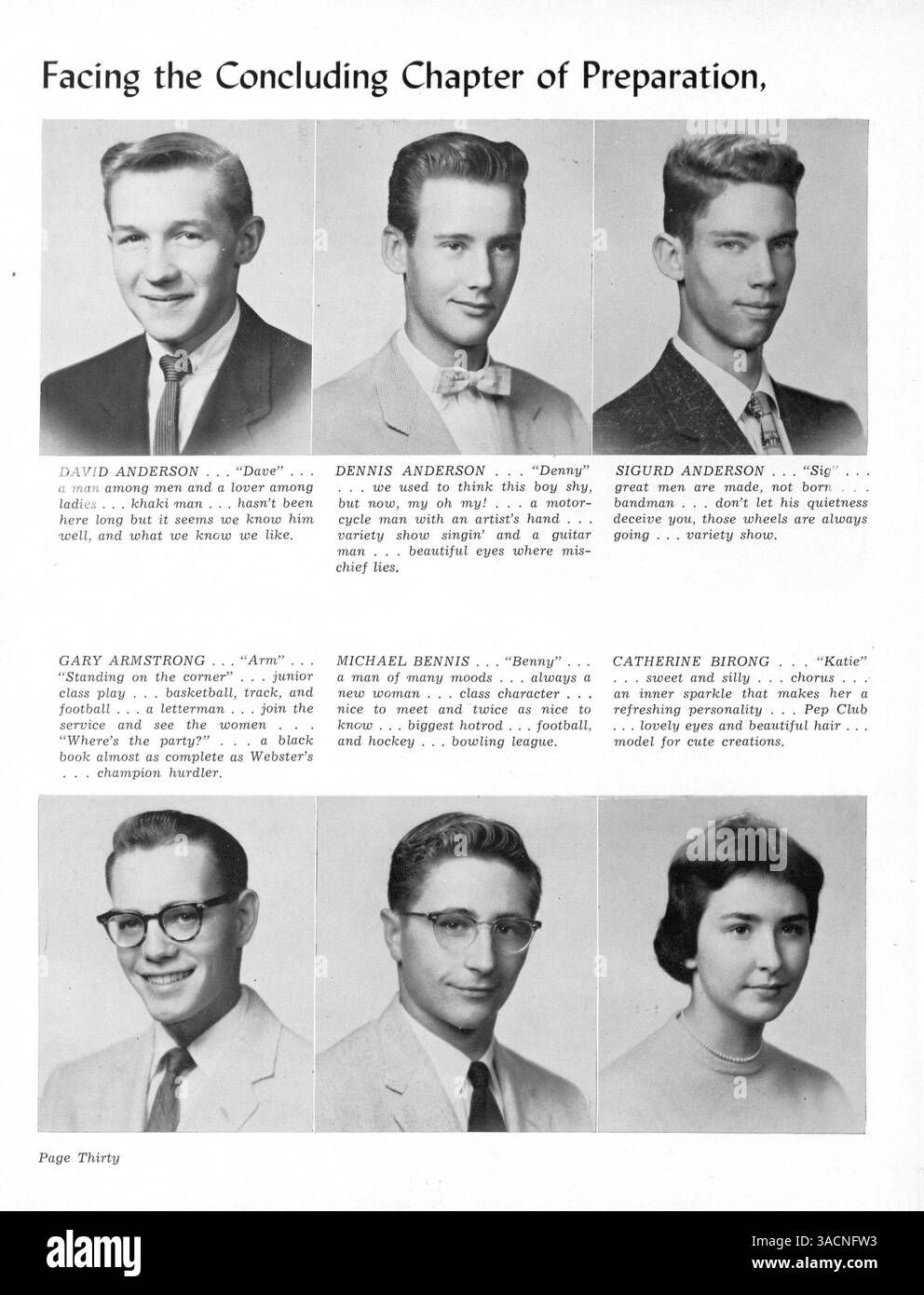 The 1958 Wayzata High School yearbook documents the students, faculty ...