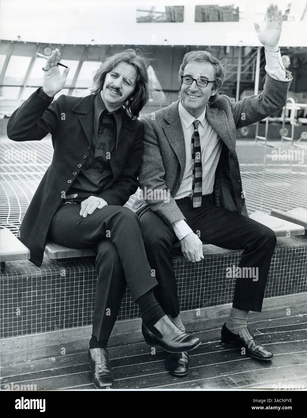 Beatle Ringo Starr and Peter Sellers, May, 1969 Stock Photo - Alamy