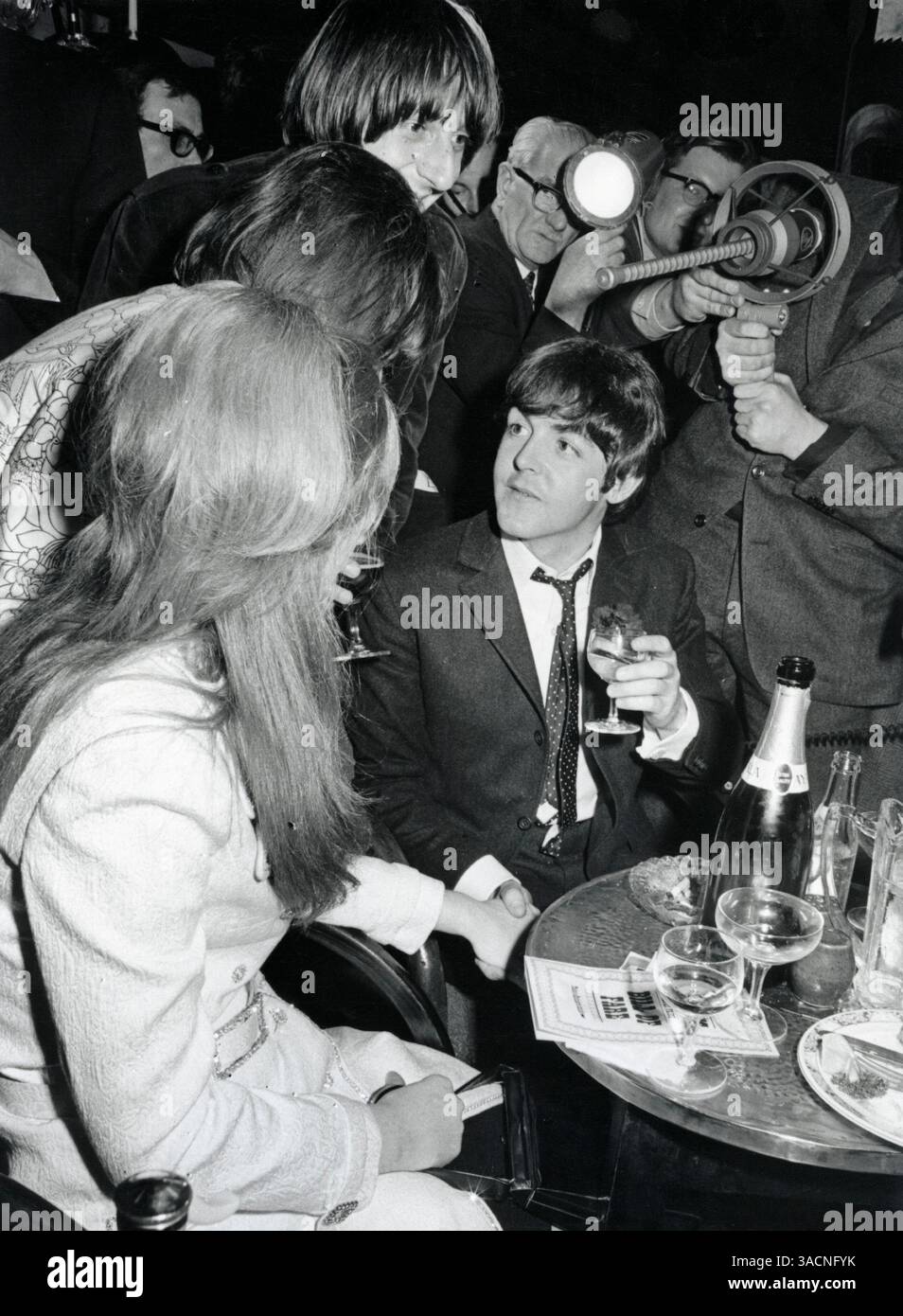 Beatle Paul McCartney And Girfriend Jane Asher At A Party After beatle-paul-mccartney-and-girfriend-jane-asher-at-a-party-after