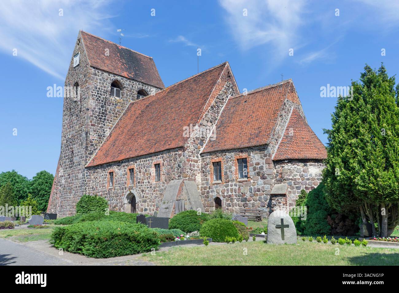 Romanesque village church made hi-res stock photography and images - Alamy