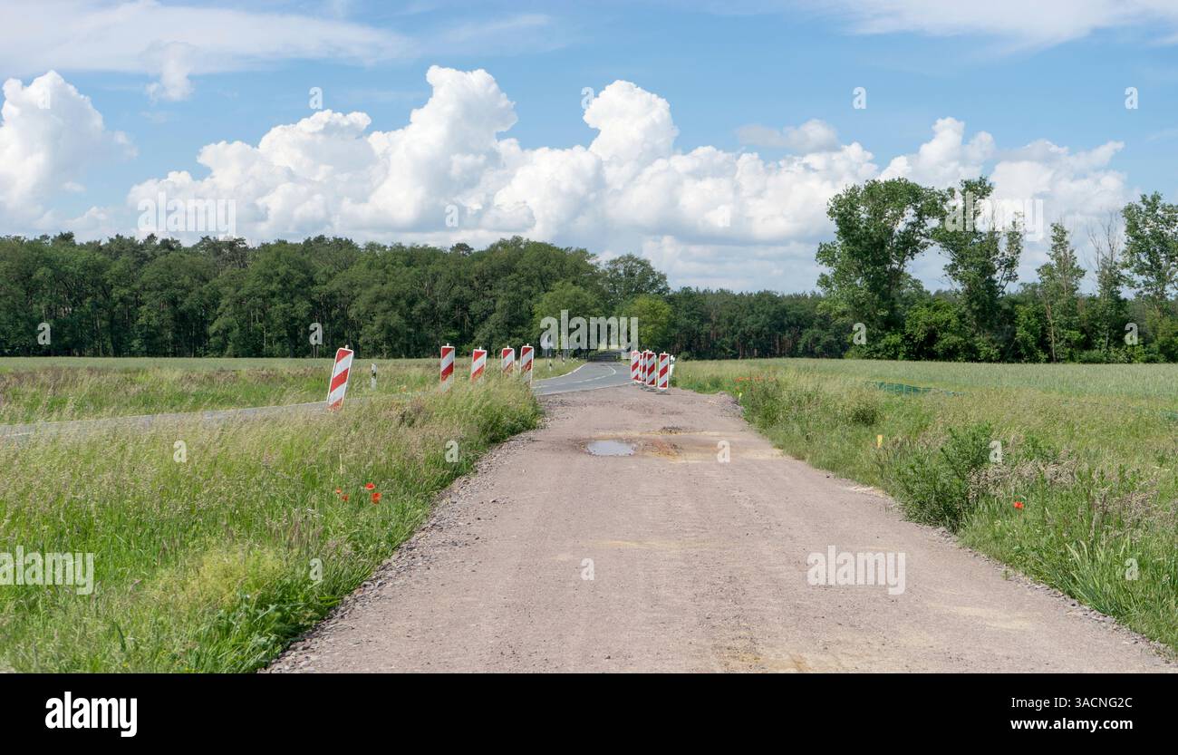 Warning beacons road construction hi-res stock photography and images ...