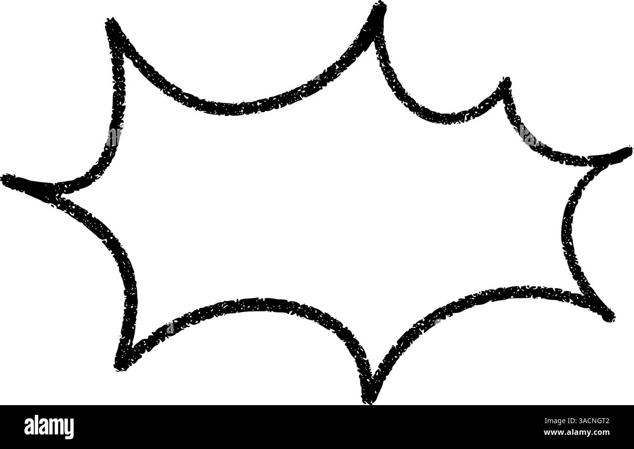 Boom! Comic speech bubble with explosive burst effect. Superhero manga ...