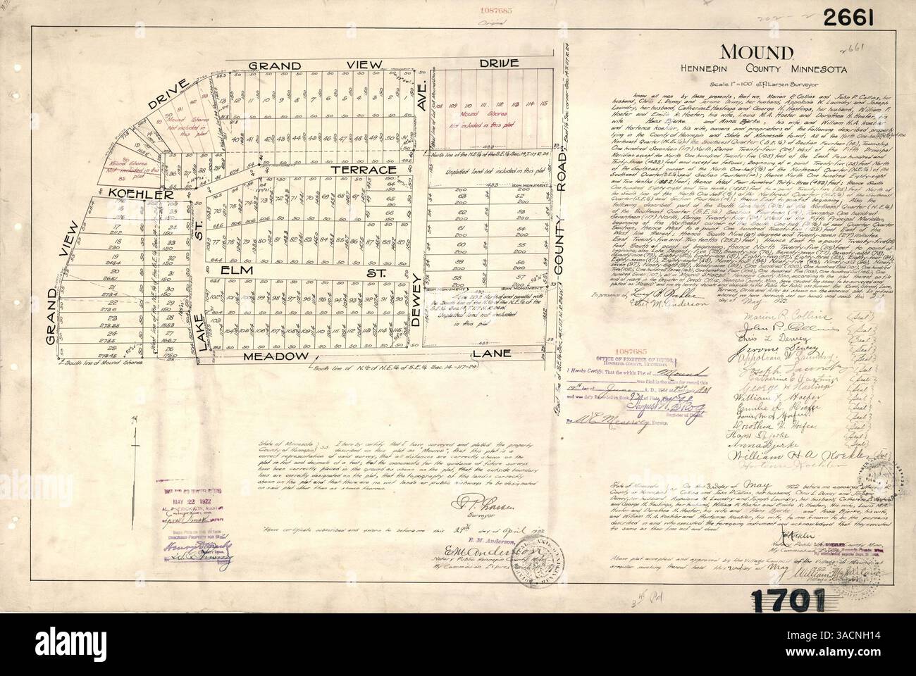 This image shows Mound, a city in Hennepin County, Minnesota, located ...