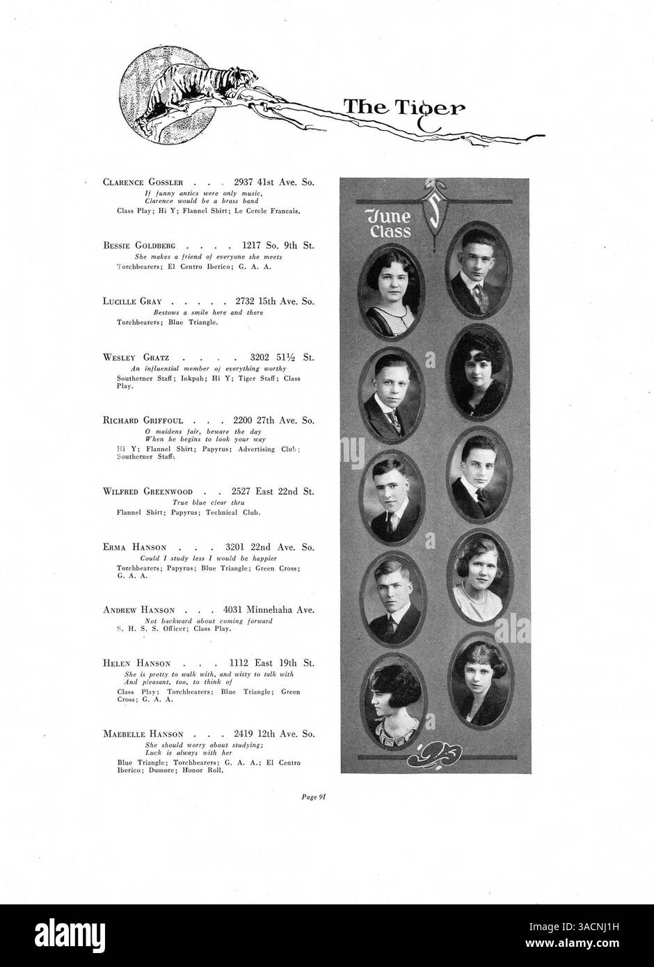 Yearbook captures key aspects of south high school life hi-res stock photography and images - Alamy