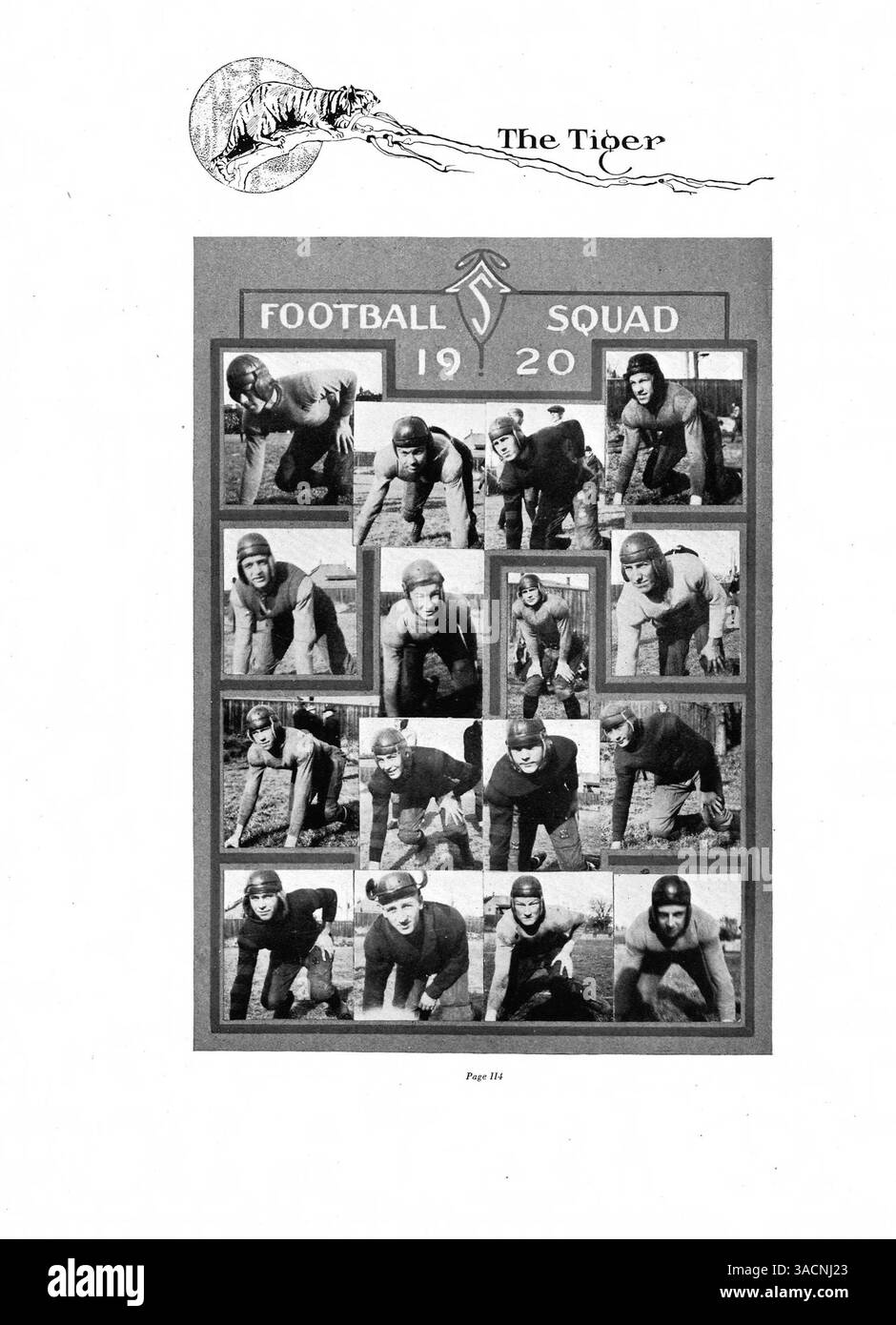 Yearbook of 1921 from south high school records student life hi-res stock photography and images ...