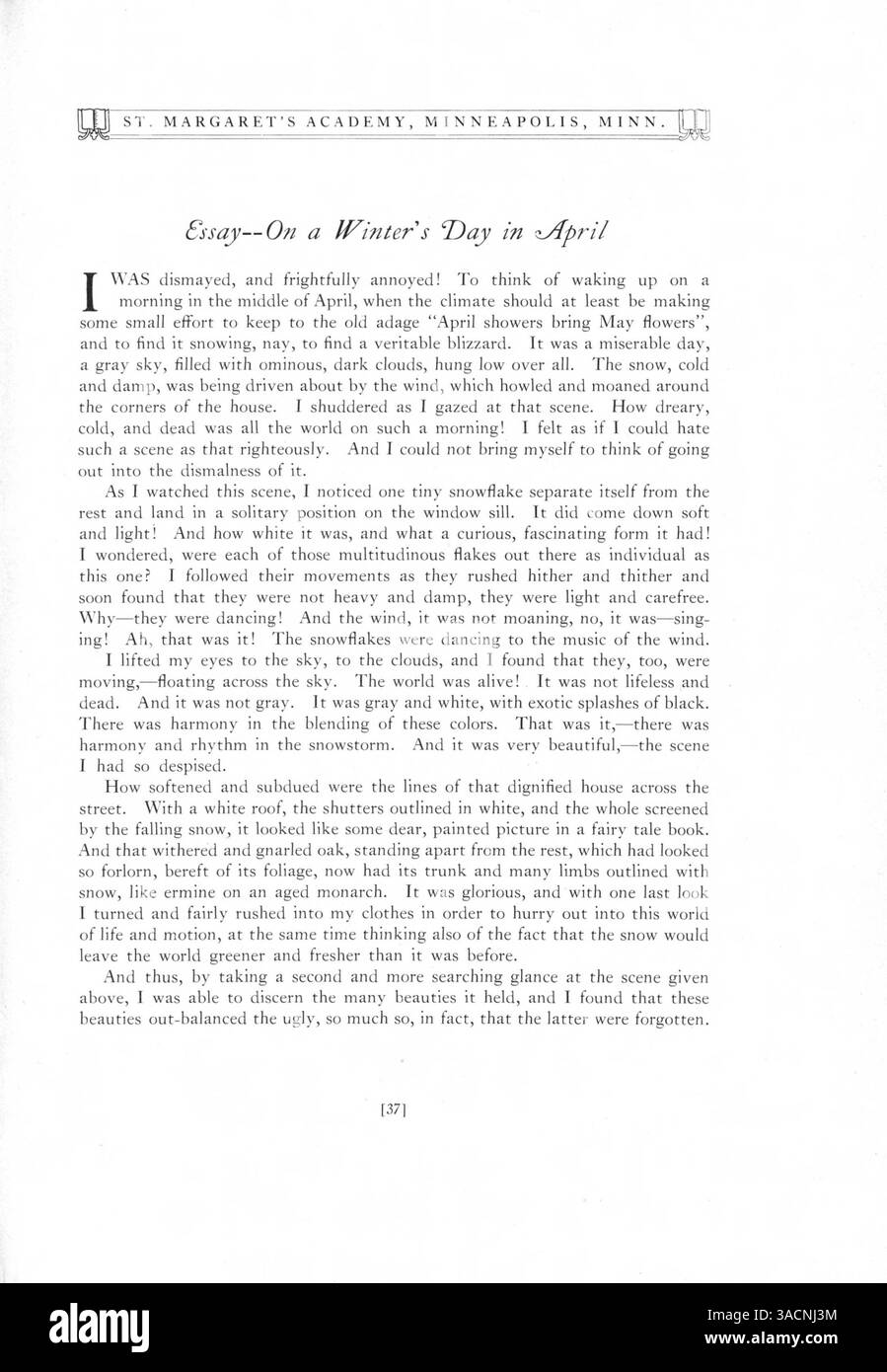 The 1922 'Dayesye' yearbook from St. Margaret's Academy provides a ...