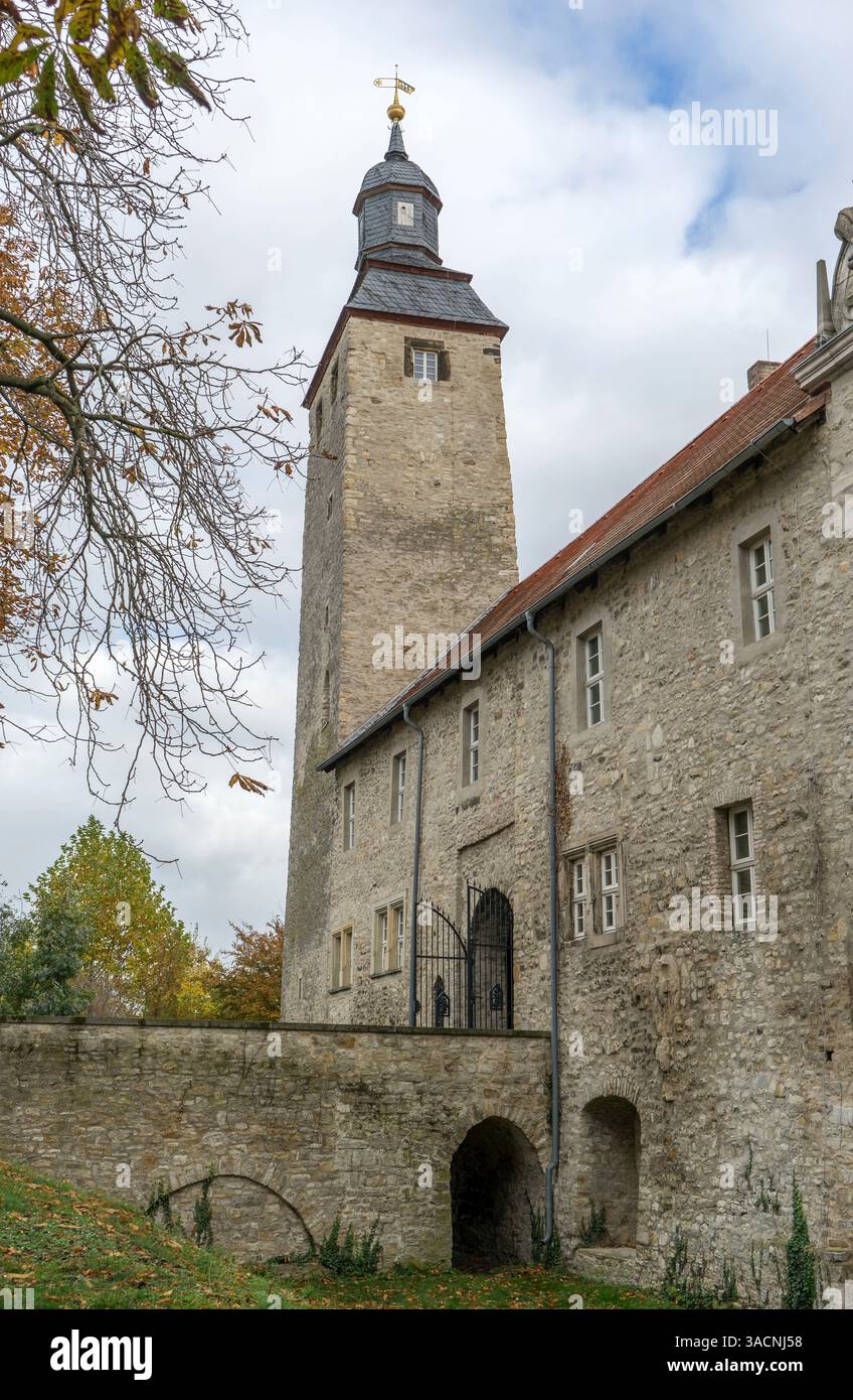Historic moated castle in egeln hi-res stock photography and images - Alamy