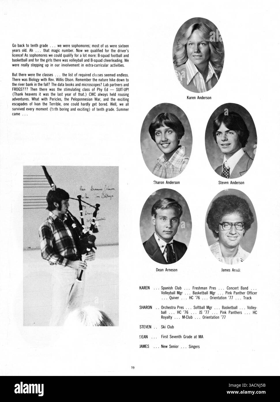 The 1978 'Antler' yearbook from Minnehaha Academy provides an overview of student life and ...