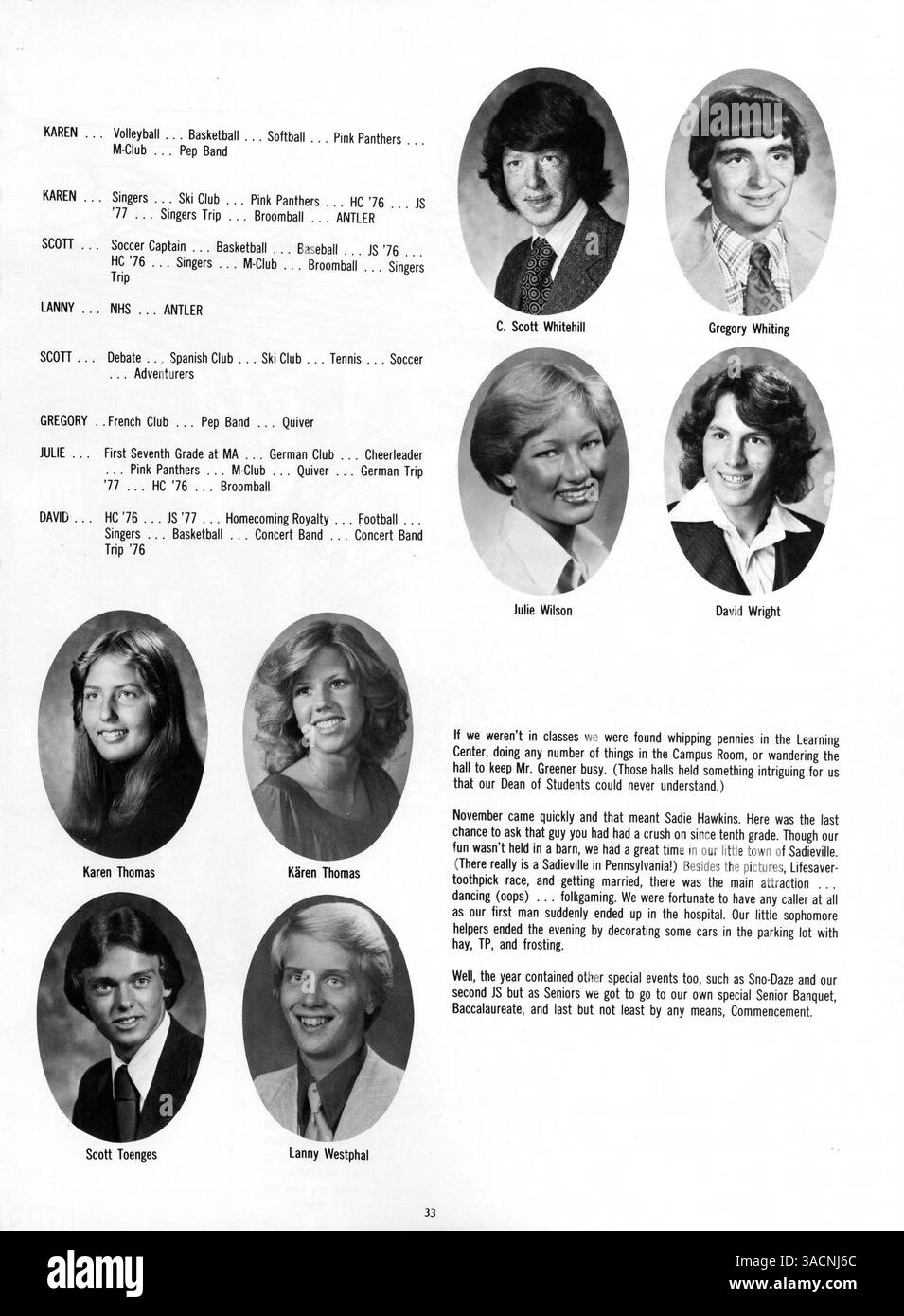 The 1978 'Antler' yearbook from Minnehaha Academy offers a comprehensive overview of the 1977 ...