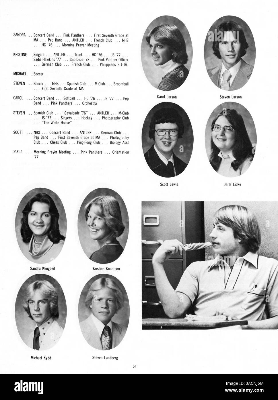 The 1978 'Antler' yearbook from Minnehaha Academy chronicles the 1977-1978 school year ...