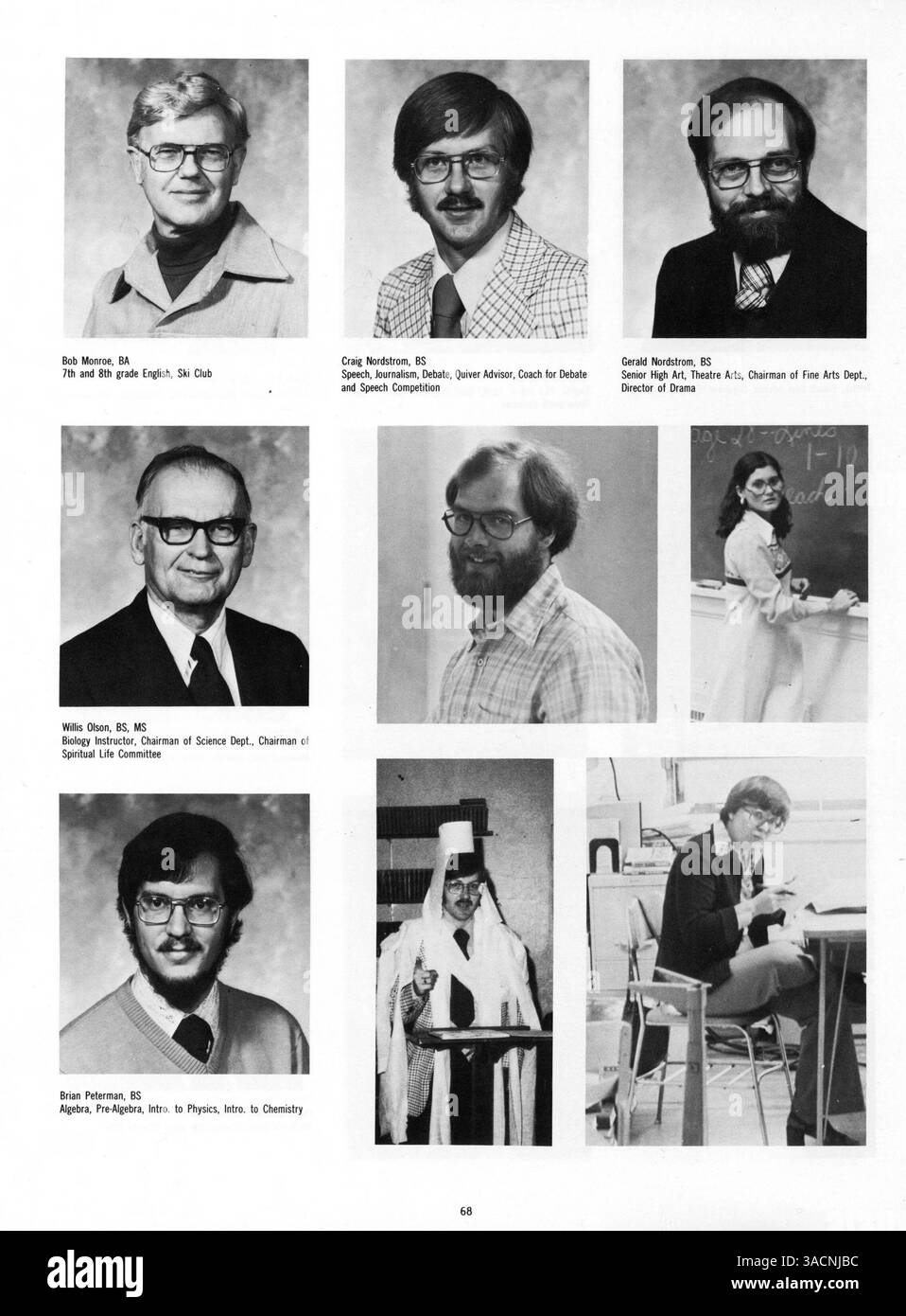 Yearbook documents the minnehaha academys 1977 1978 academic year hi-res stock photography and ...