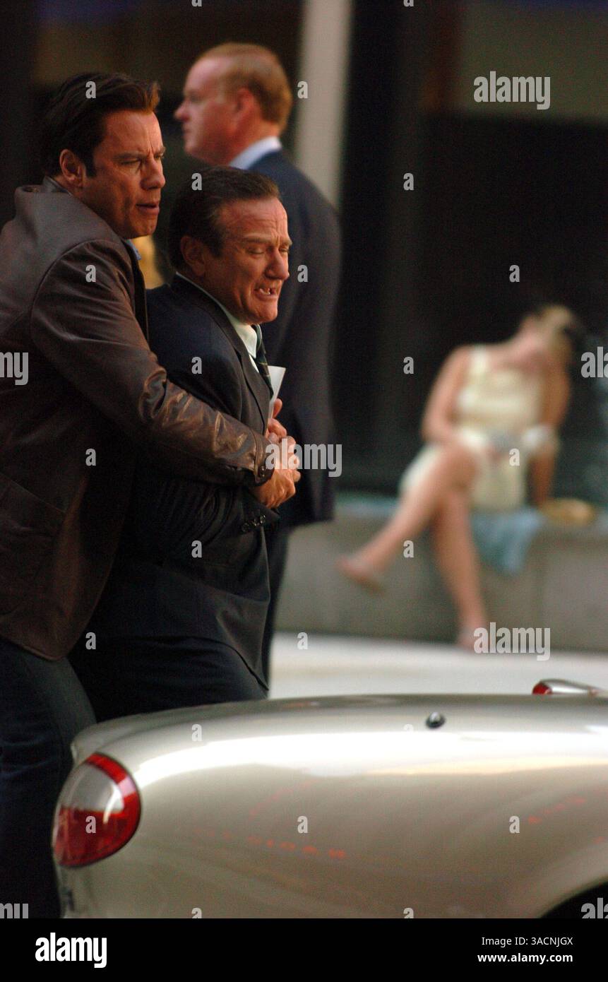 July 31 2007, New York City Actors Robin Williams and John Travolta on ...