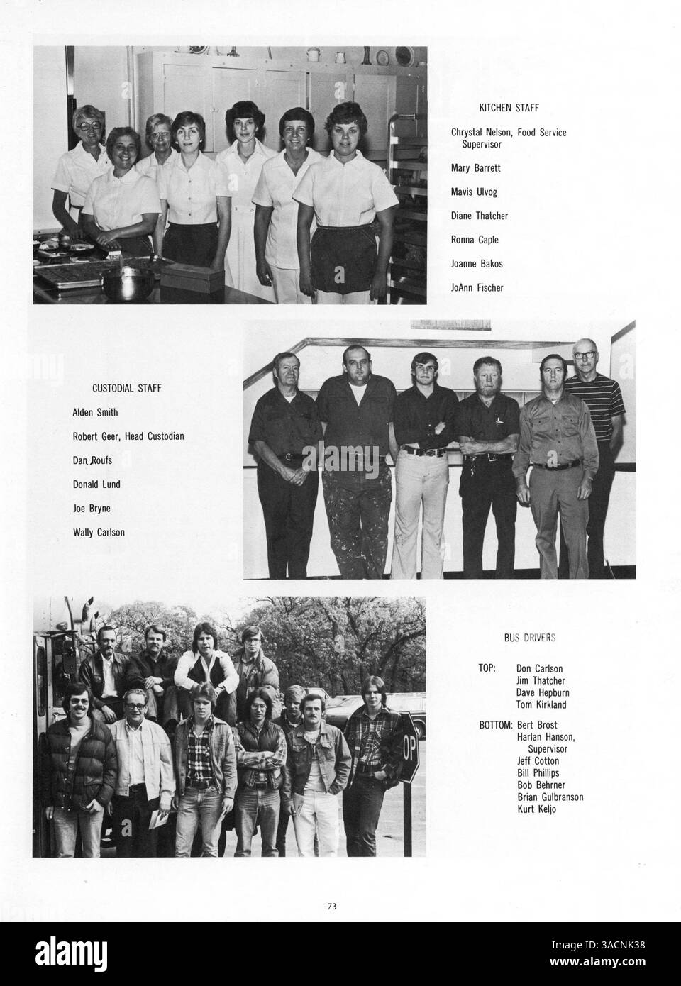 Yearbook from minnehaha academy highlights the 1977 1978 academic year hi-res stock photography ...