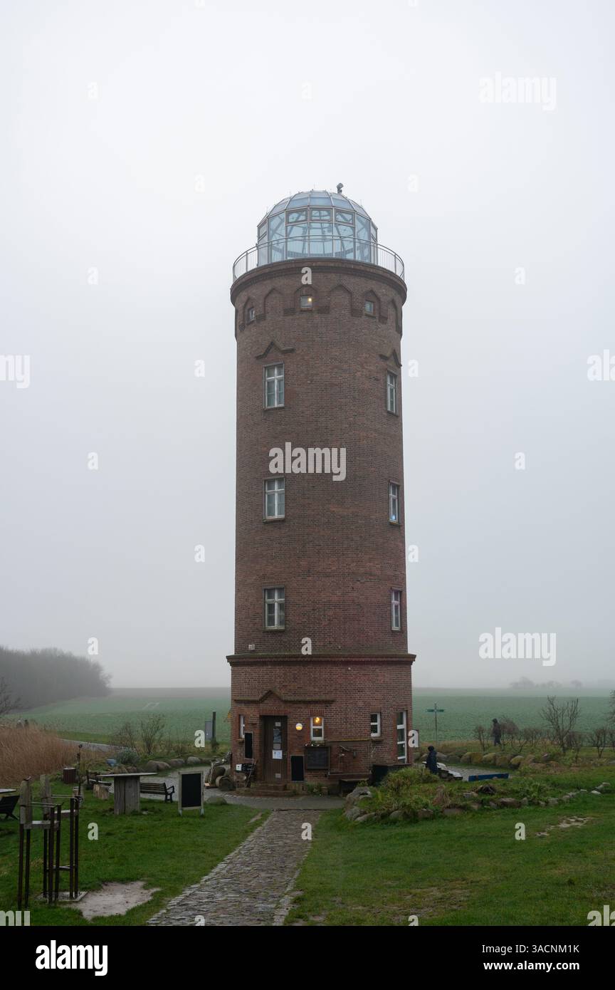 The direction-finding tower in Kap Arkona, a former direction-finding ...