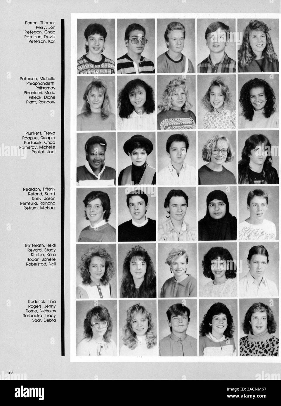 This 1988 yearbook from North View Jr. High records the events ...