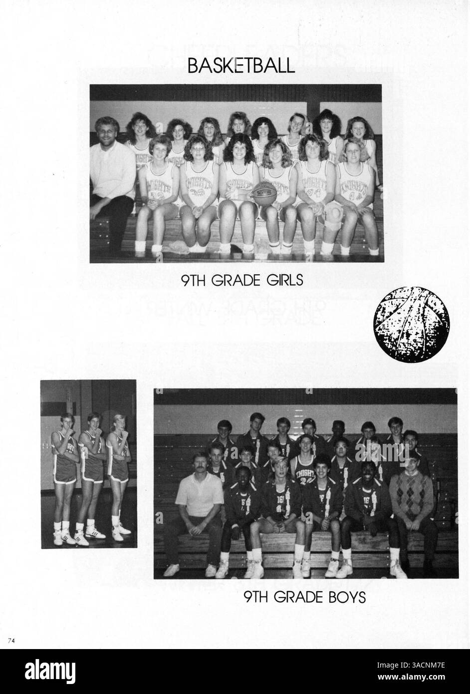 The 1988 North View Jr. High yearbook documents the school’s academic achievements ...