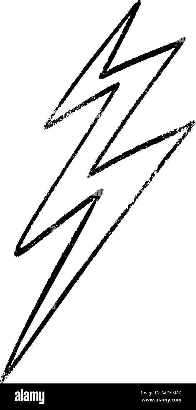 Lightning thunderbolt pictogram outline. Power logo with electric flash ...