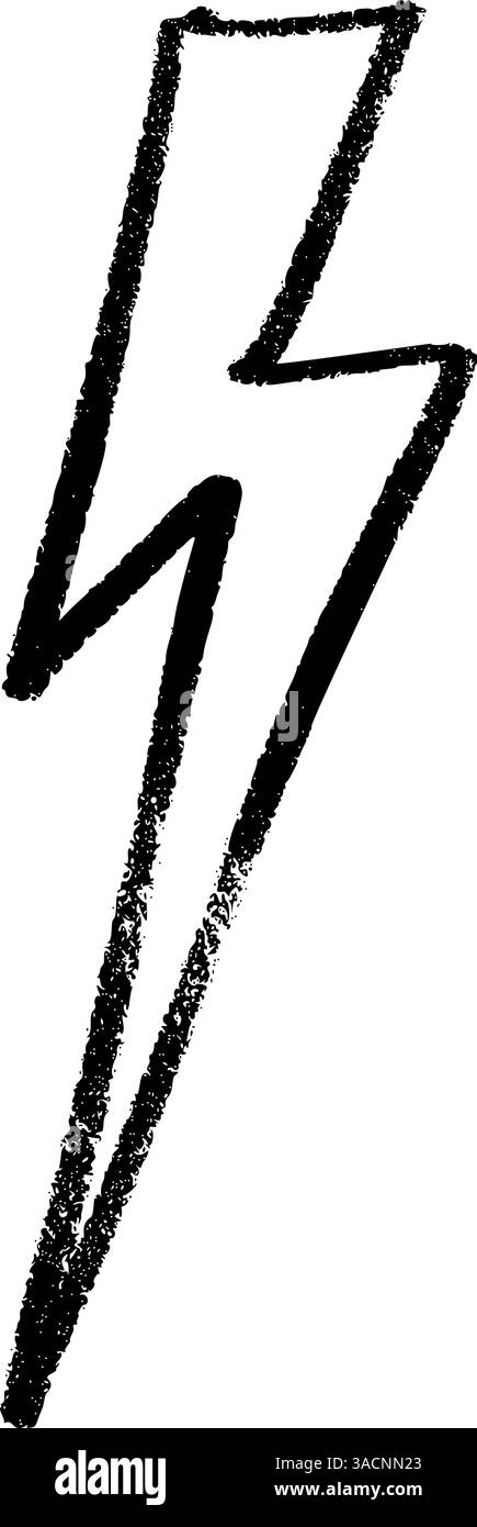 Lightning thunderbolt pictogram outline. Power logo with electric flash ...