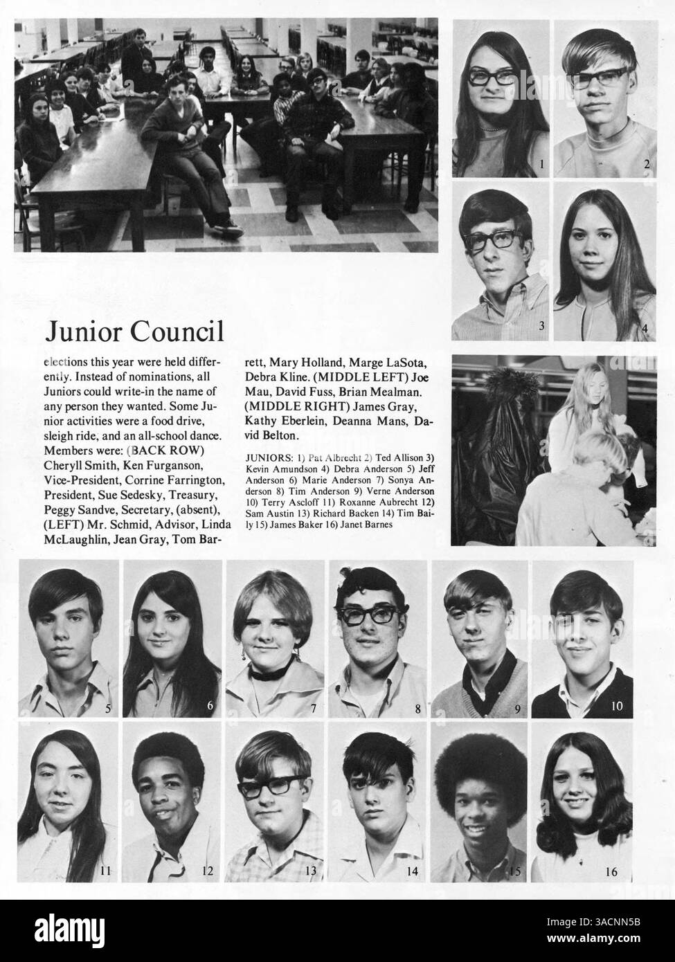 This 1971 yearbook features highlights from school activities ...