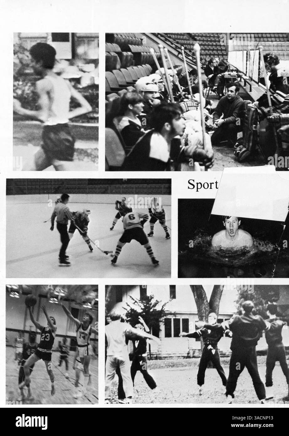 This yearbook from the 1970-1971 academic year captures the high school ...