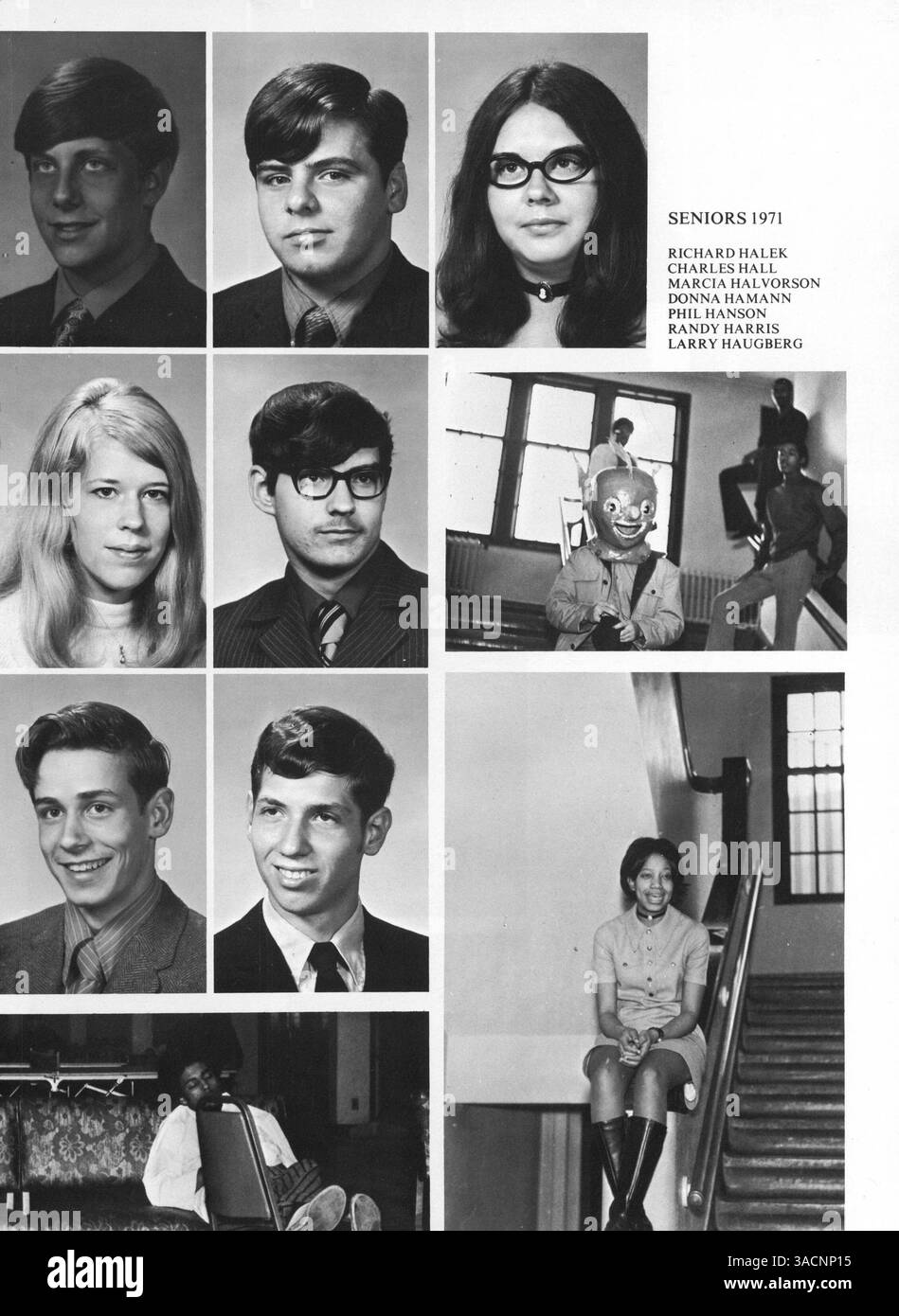 This 1971 high school yearbook provides a glimpse into the academic and ...