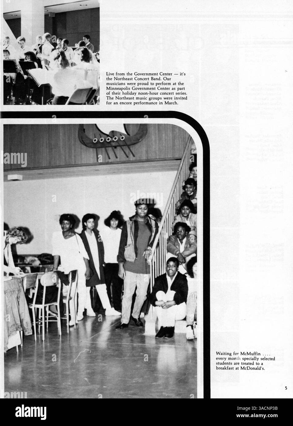 This 1987 yearbook from Northeast Jr. High showcases students, faculty ...