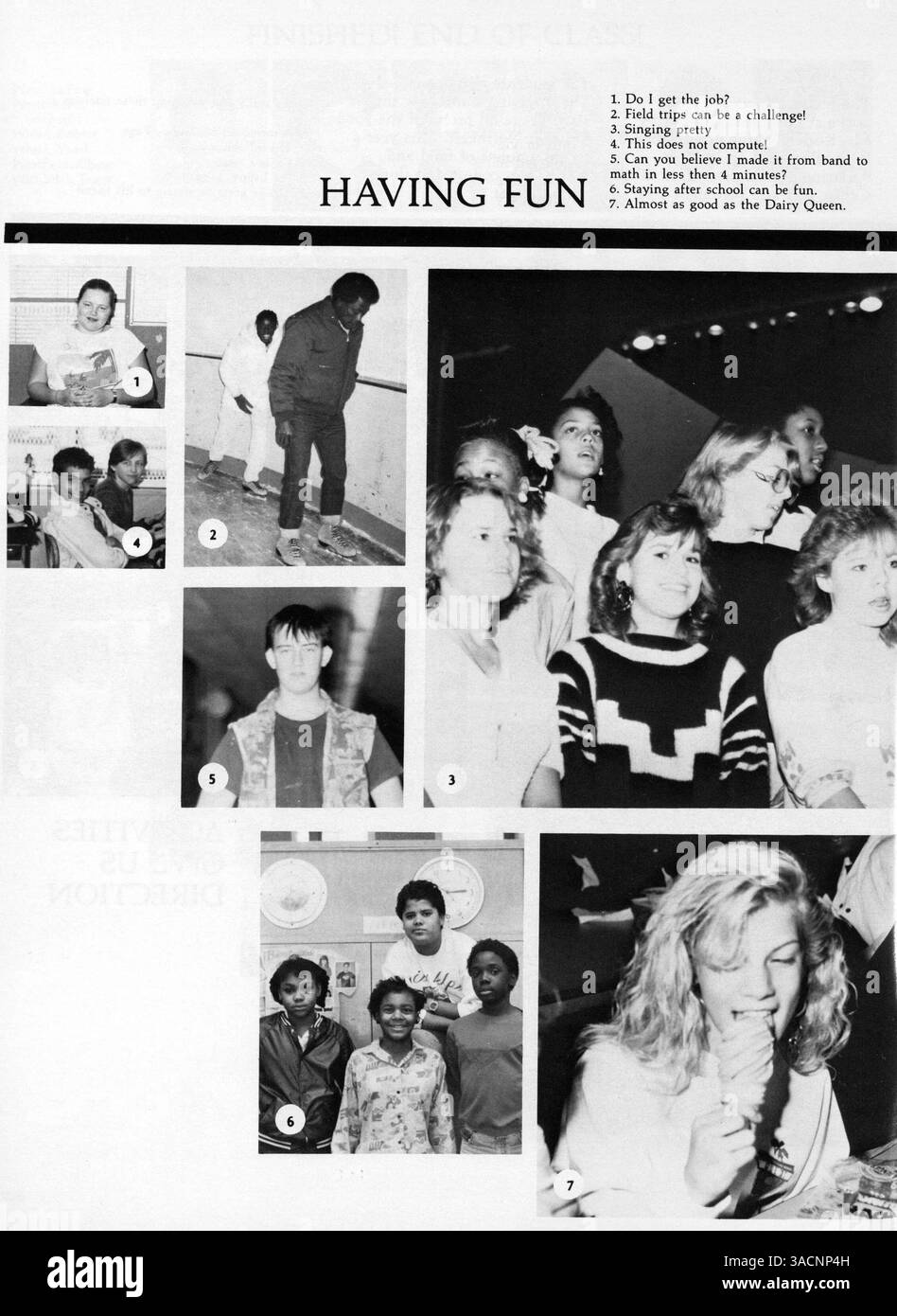 This 1987 yearbook from Northeast Jr. High documents the students ...