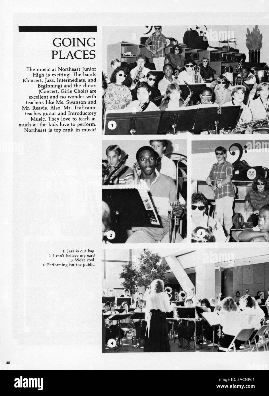 This 1987 yearbook from Northeast Jr. High reflects the students ...