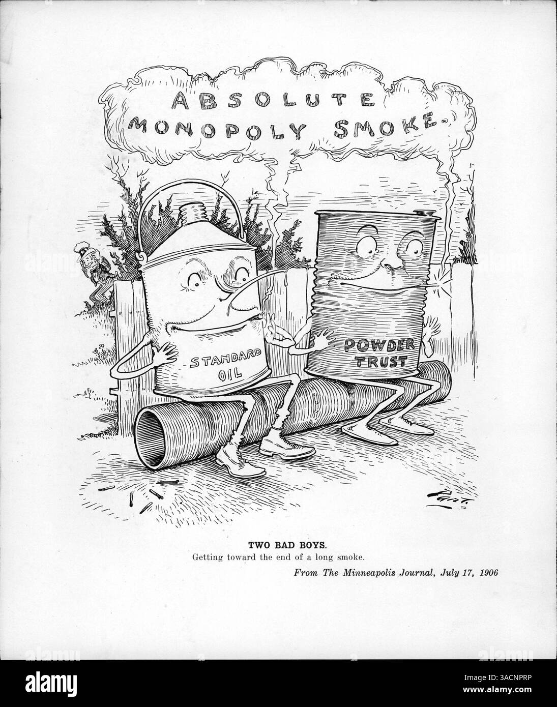 Cartoon depicts standard oil hi-res stock photography and images - Alamy