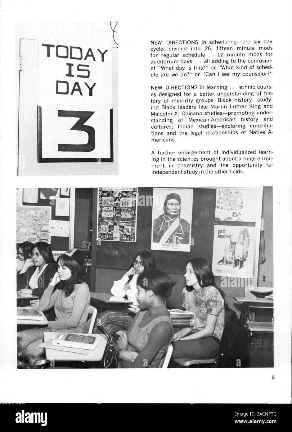 The 1972 South High Yearbook documents the students, teachers ...