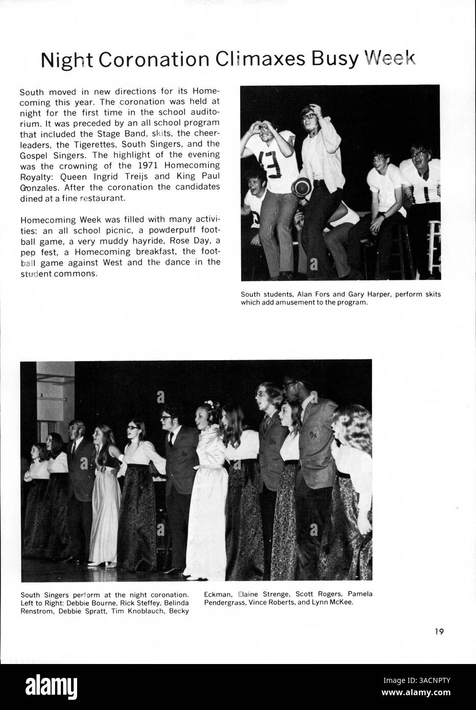 This 1972 yearbook from South High documents students, teachers ...