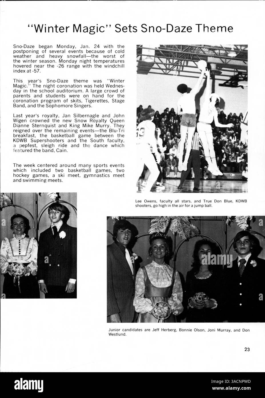 This high school yearbook documents South High students, teachers ...