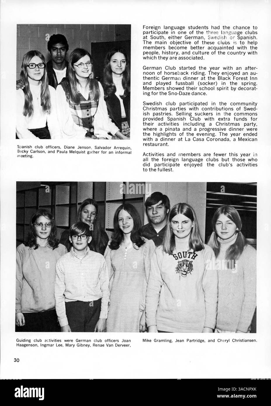 The South High Yearbook from 1972 reflects students, teachers, clubs ...