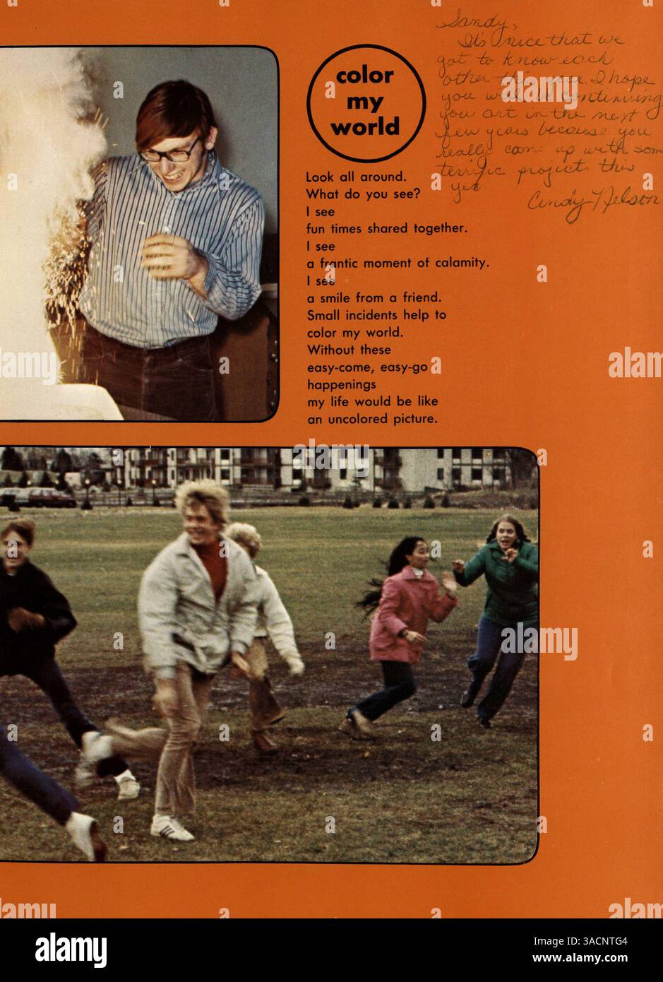 The 1972 'Echowan' yearbook records the highlights of the 1971-1972 ...