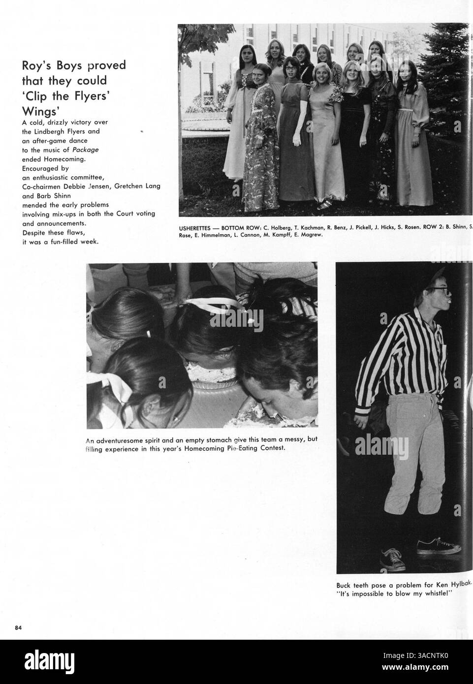 The 1972 'Echowan' yearbook from St. Louis Park High School records the ...