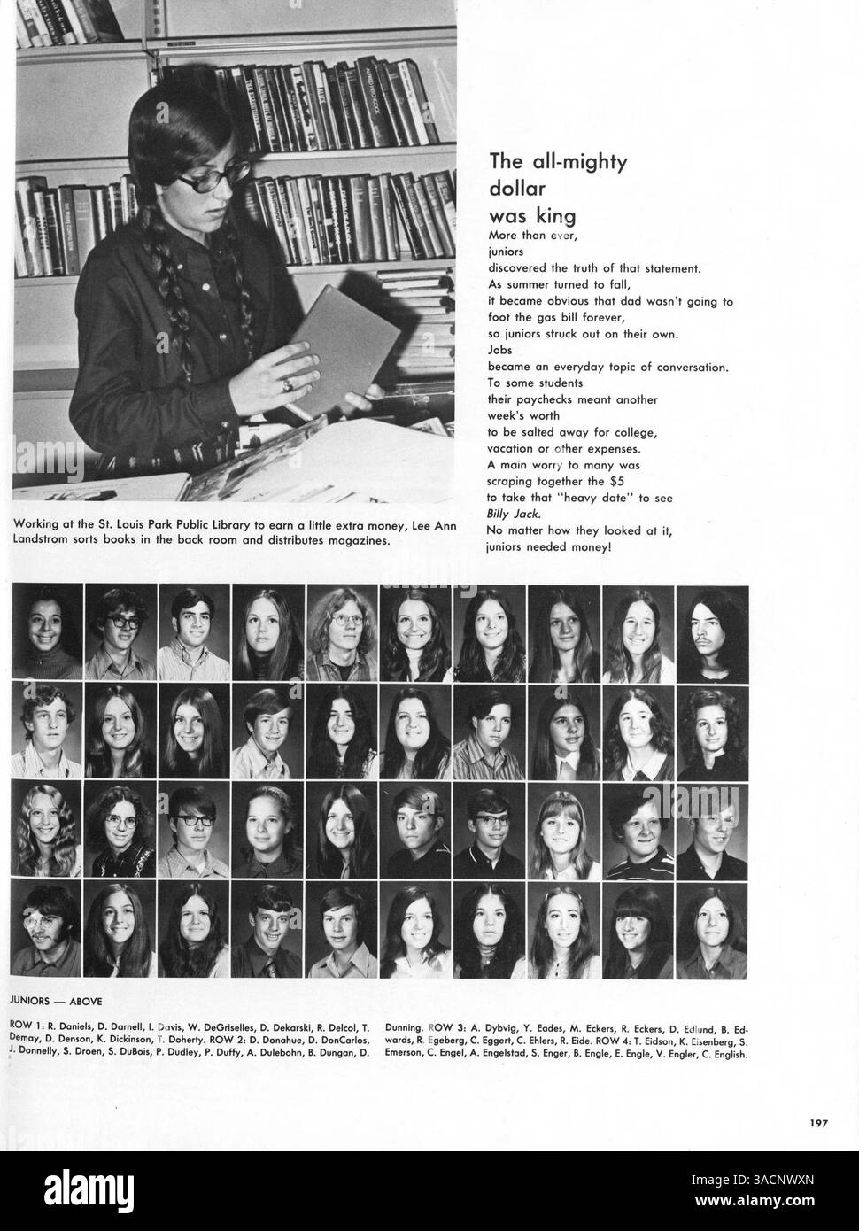 The 1972 'Echowan' yearbook captures the experiences of students ...