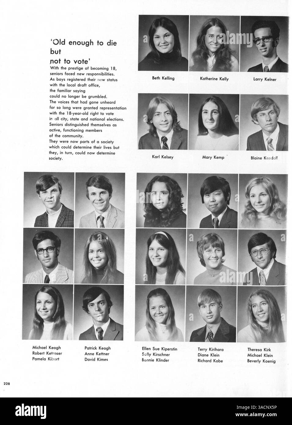 The 1972 'Echowan' yearbook for St. Louis Park High School captures ...
