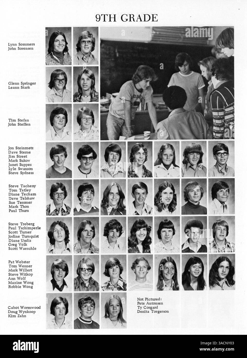 The 'North' yearbook from Hopkins North Junior High in 1976 reflects ...
