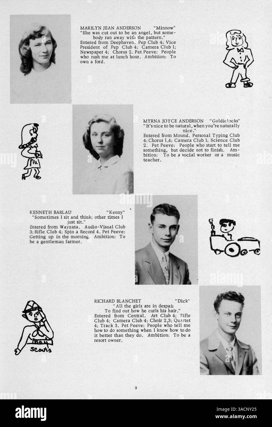 The 1952 Orion yearbook documents the academic, athletic, and ...
