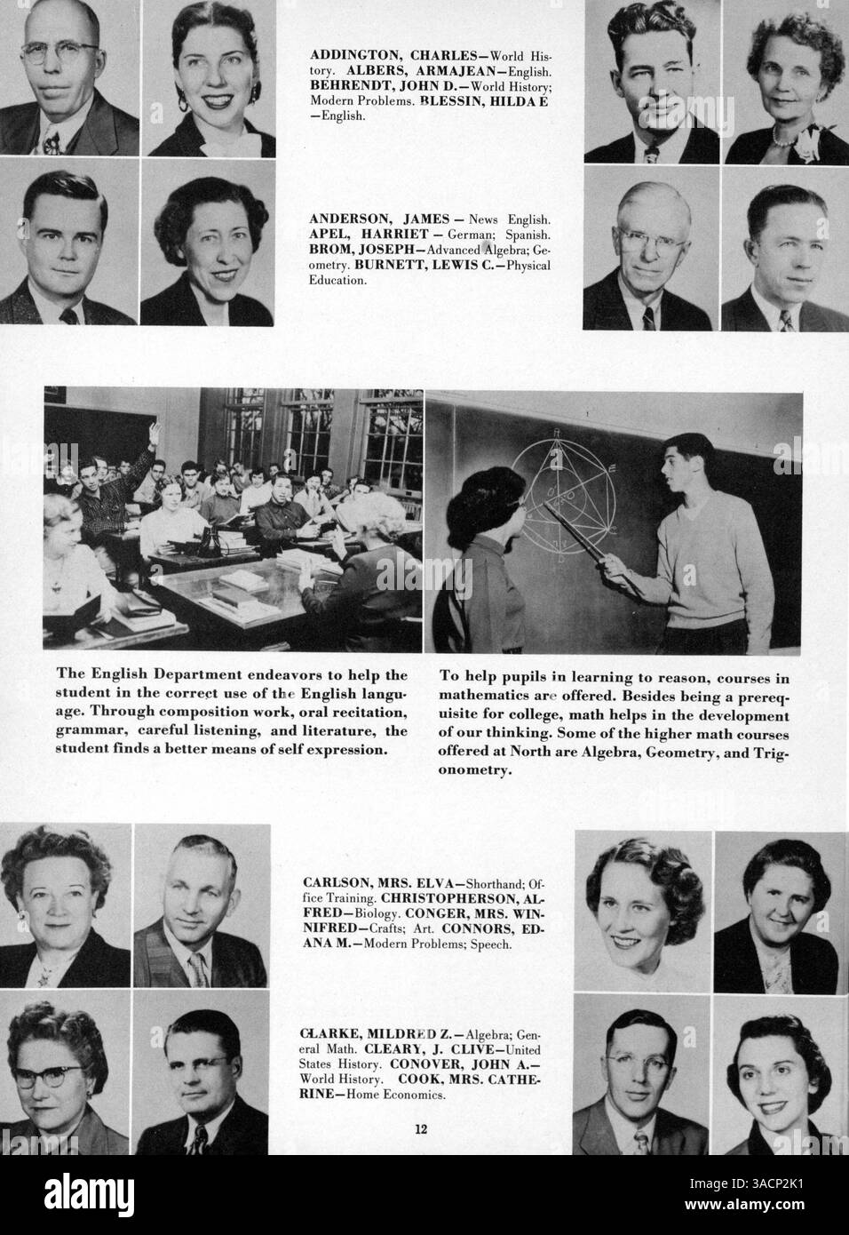 Yearbook portraits color Black and White Stock Photos & Images - Alamy