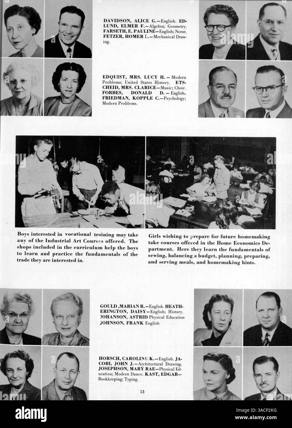 Yearbook portraits color Black and White Stock Photos & Images - Alamy