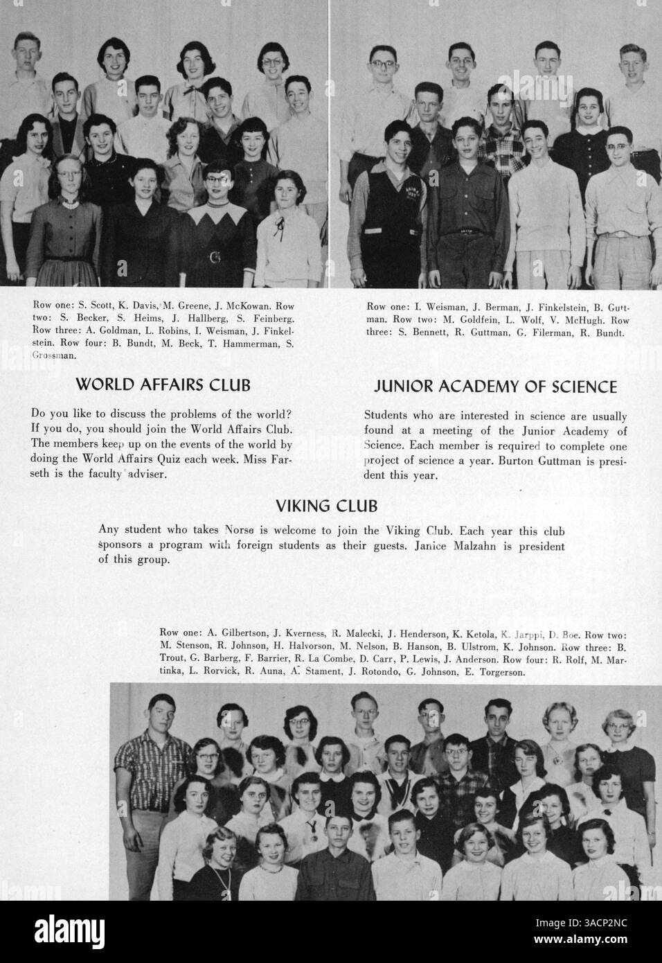 The 1954 Polaris Yearbook captures the key events, school clubs ...