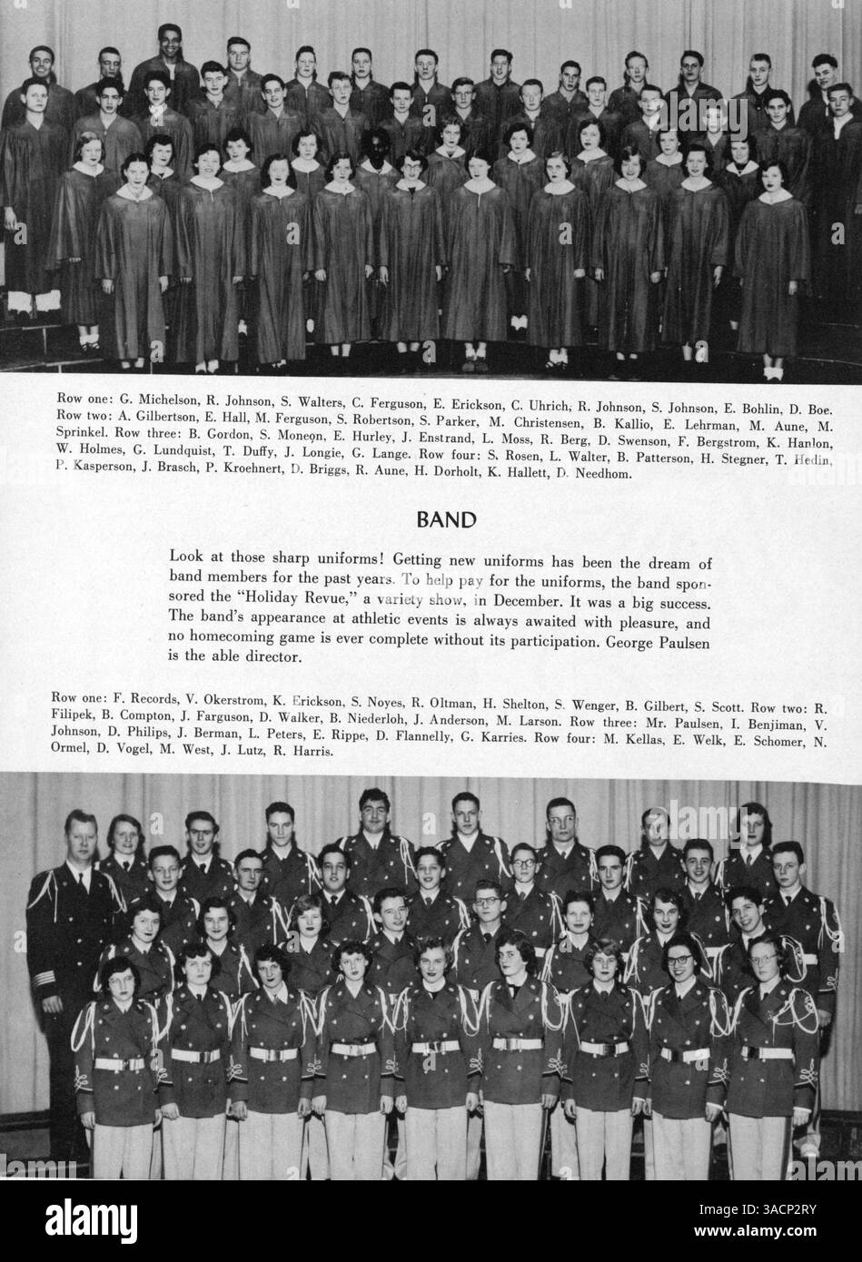 The 1954 edition of the Polaris Yearbook from North High School details ...