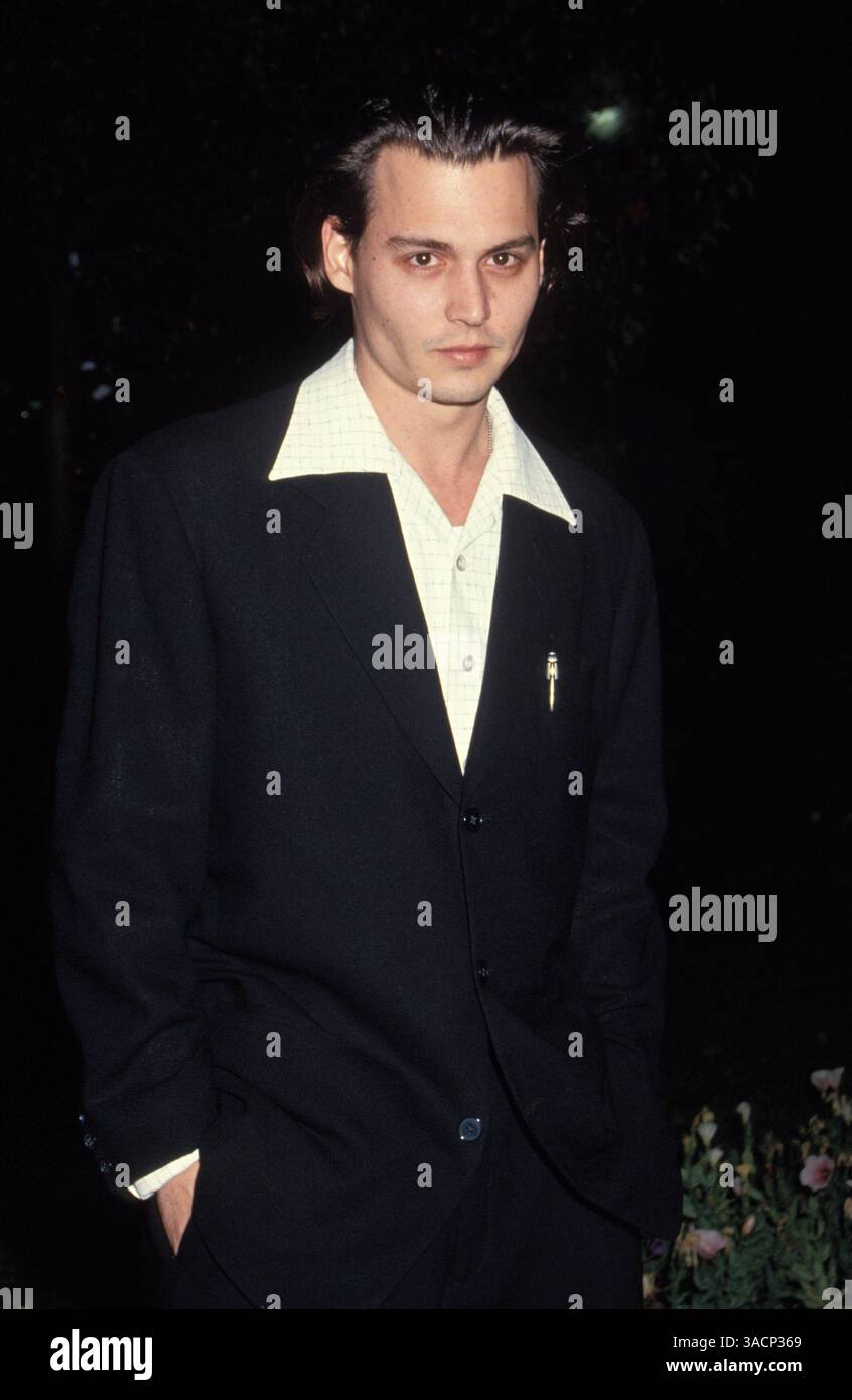 Aug 05, 1993 - Los Angeles, CA, USA - Actor JOHN CHRISTOPHER DEPP II at ...
