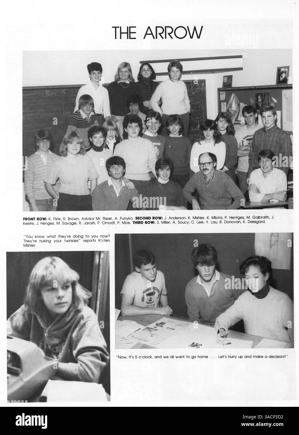 The 1984 Southwest High Yearbook documents the events, student ...