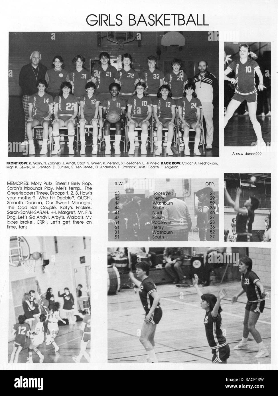 This 1984 yearbook from Southwest High School documents student life ...