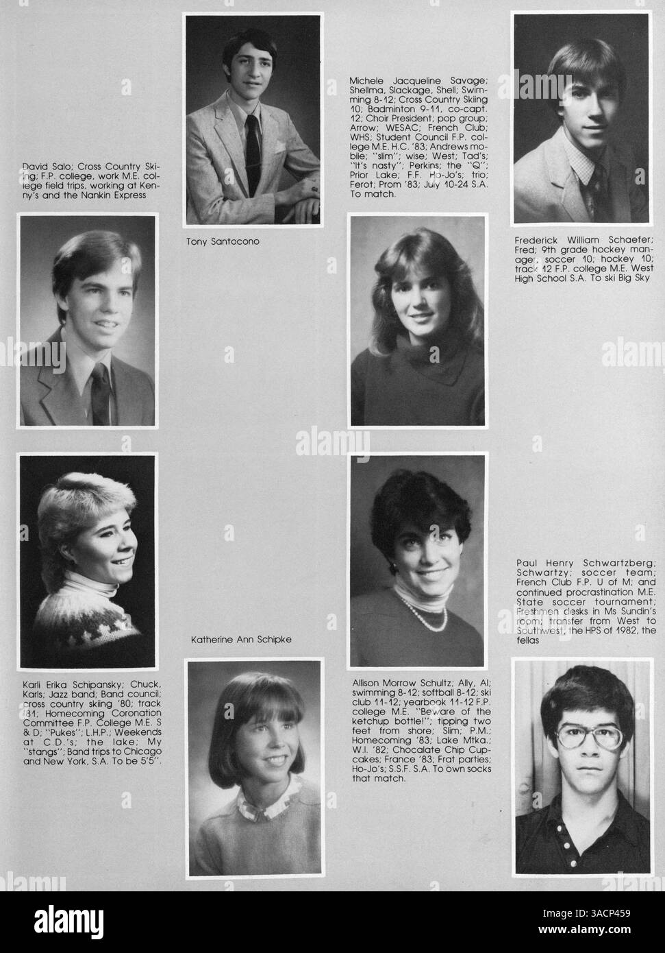 The 1984 yearbook for southwest high school covers the academic hi-res ...