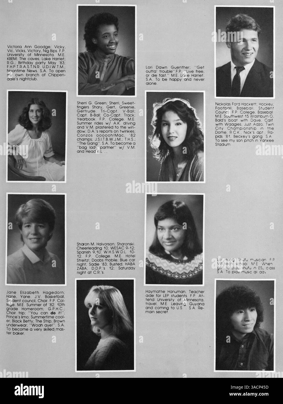 The 1984 southwest high school yearbook provides an overview of hi-res ...